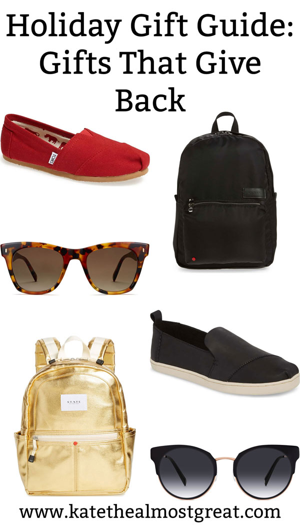 Holiday Gift Guide: Best Gifts That Give Back - Kate the (Almost) Great